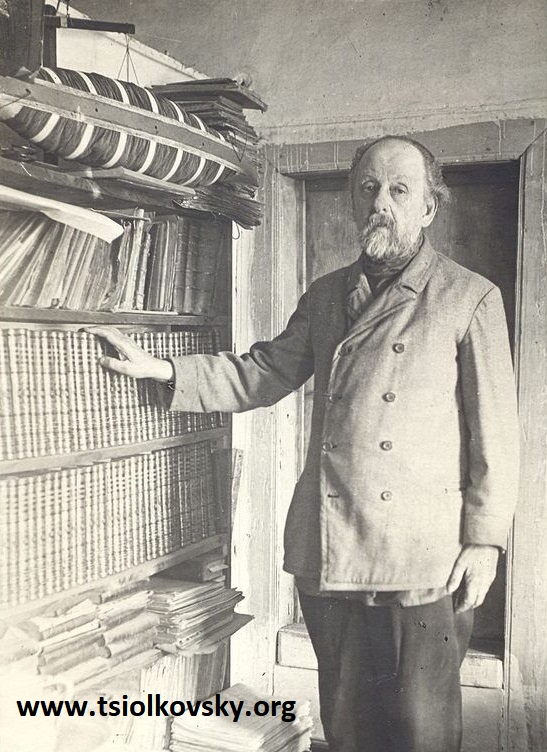 Colorized photographs of Konstantin Tsiolkovsky